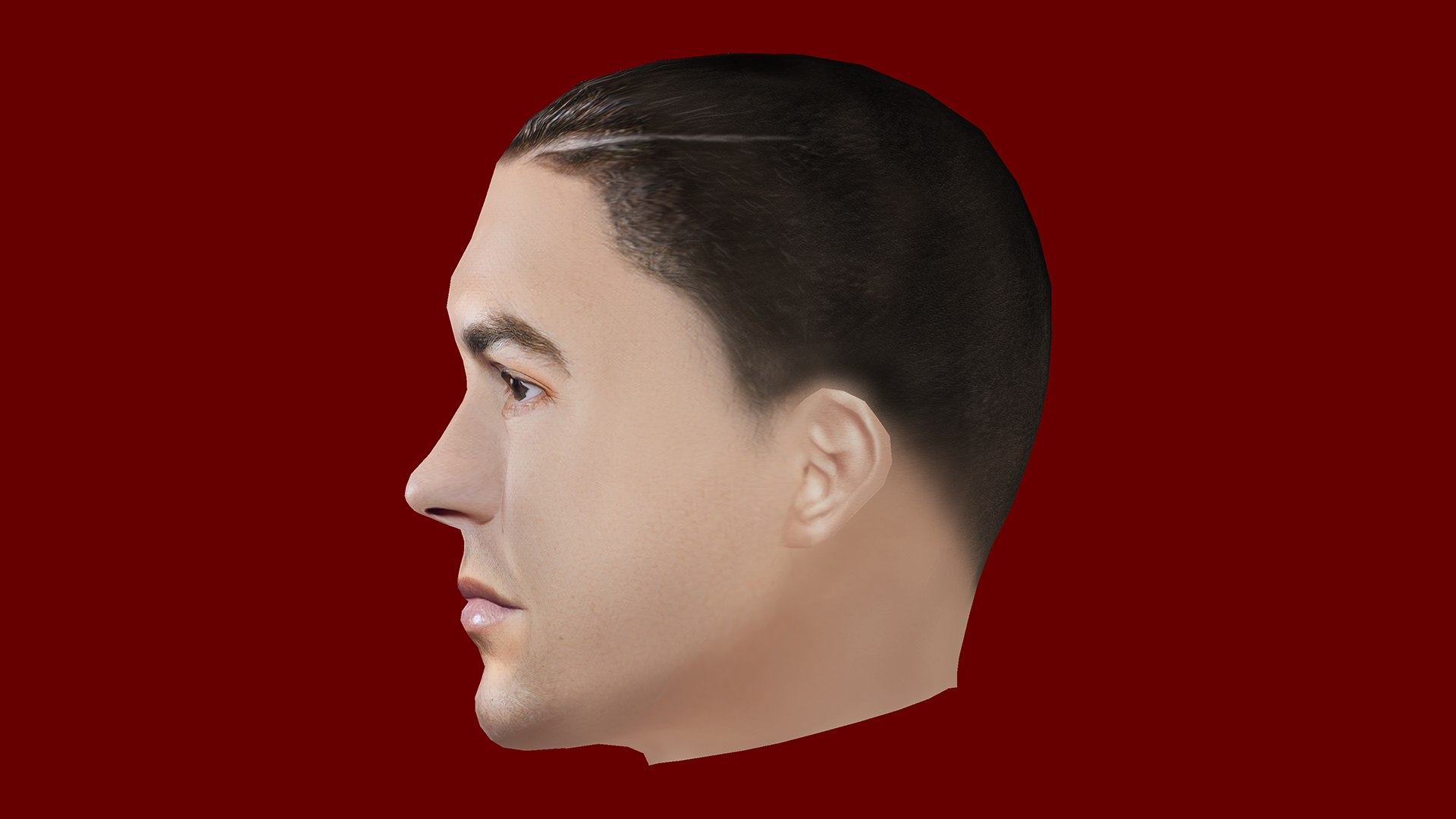 Cristiano Ronaldo Head - Low Poly Head For Game Low-poly Model ...