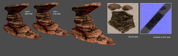 rock 3d model