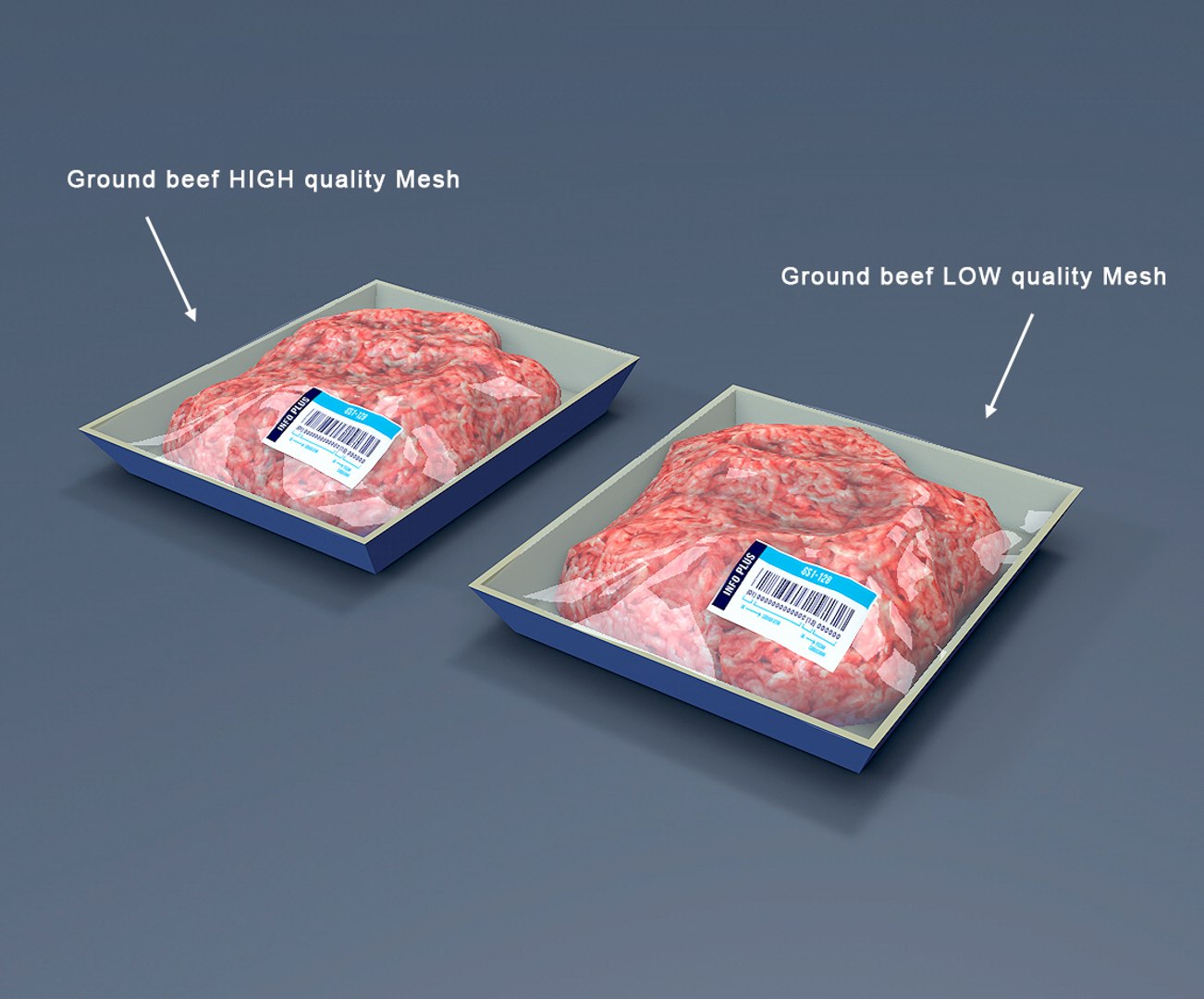 Ground Meat Model - TurboSquid 1385733