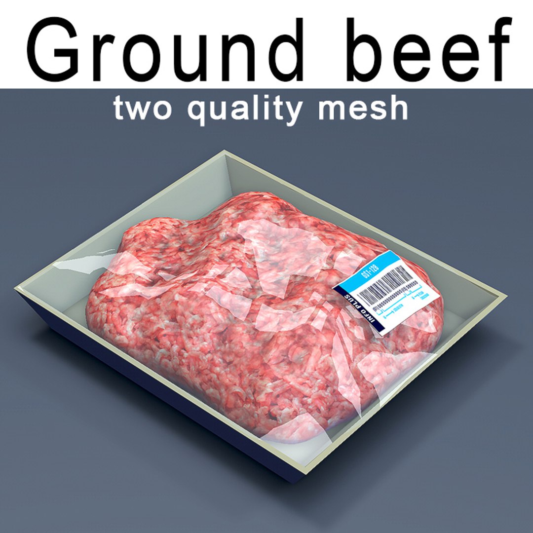 Ground Meat Model - TurboSquid 1385733