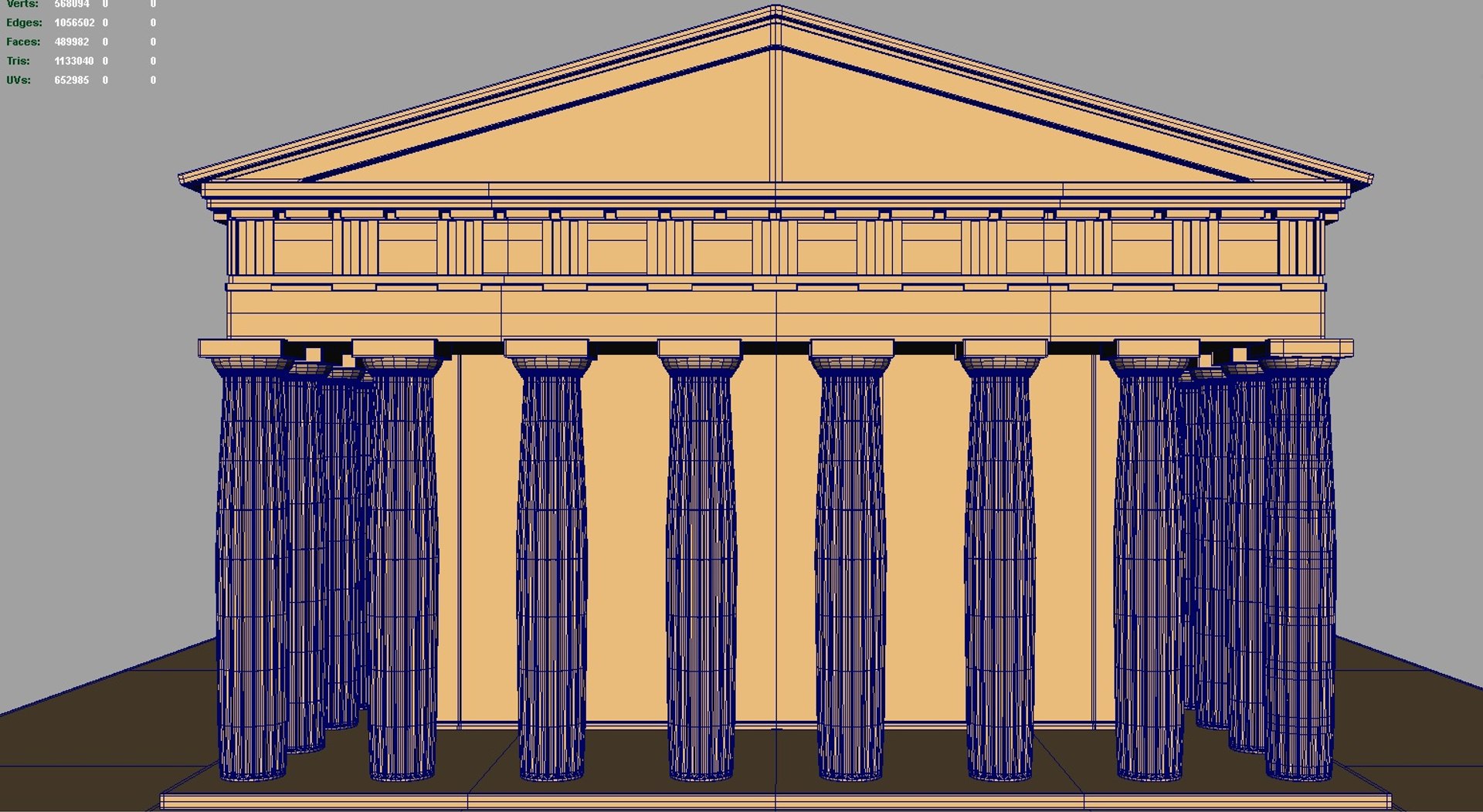 Parthenon 3d Obj
