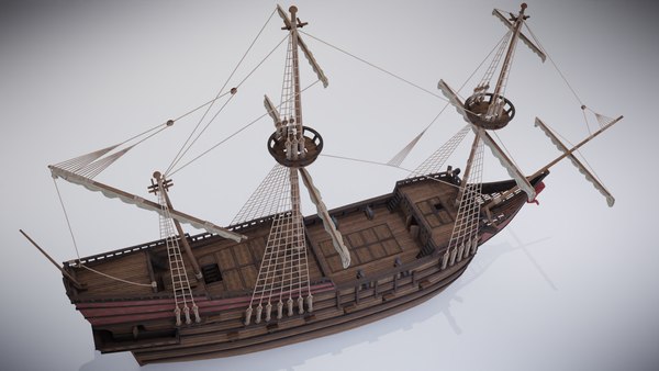 3D Roter Lowe Galleon - TurboSquid 1773138