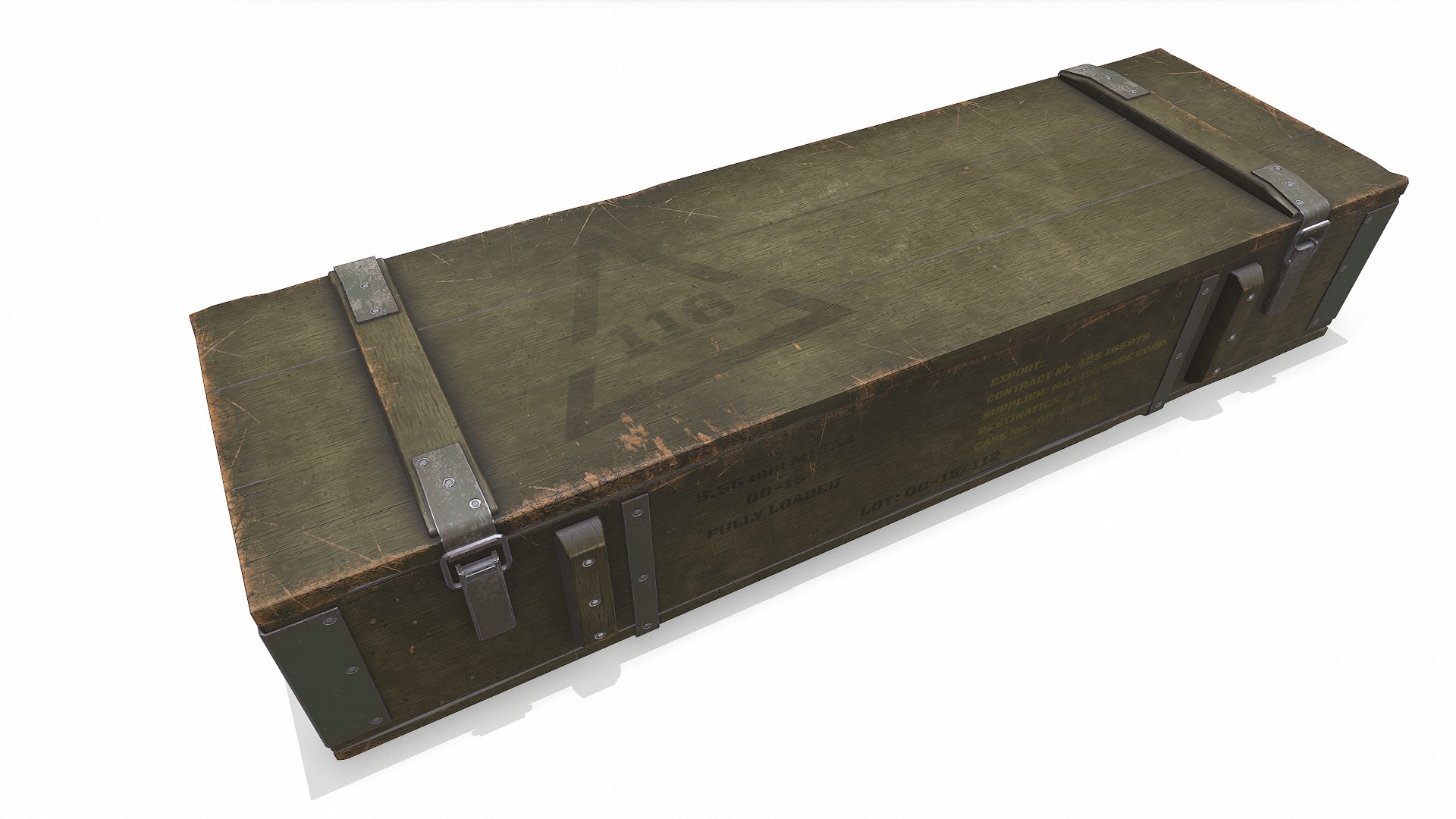 Free 3D Weapon Crate 02 Low-poly PBR Model - TurboSquid 2404897