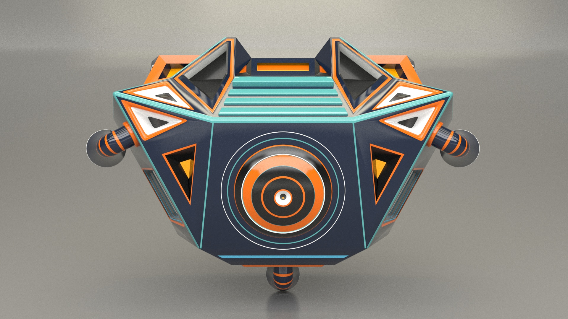 3D Screen Character Robot Head - TurboSquid 1789955