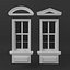 3d Classic Window Frames Model