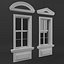 3d Classic Window Frames Model