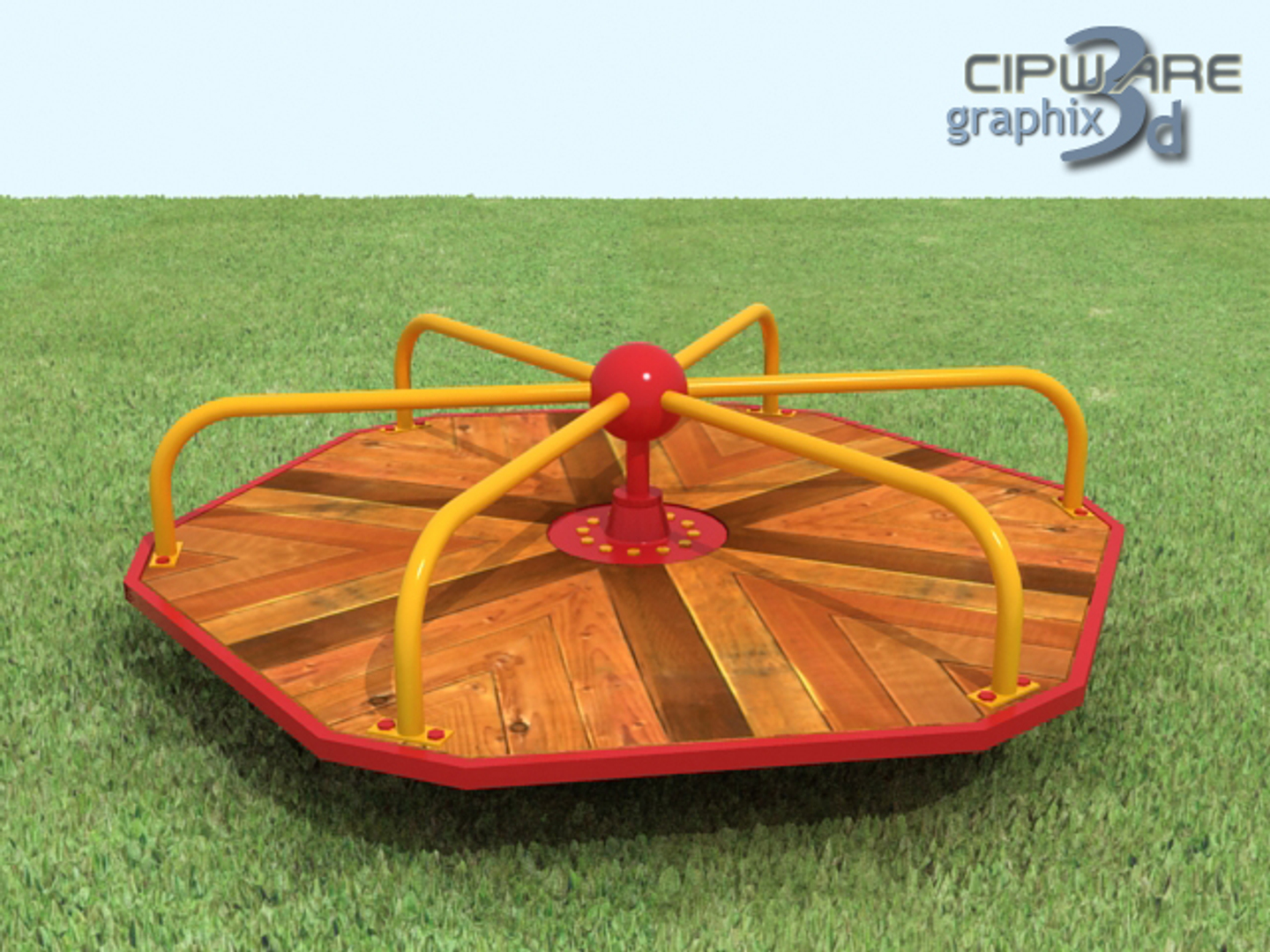 3d park toy model
