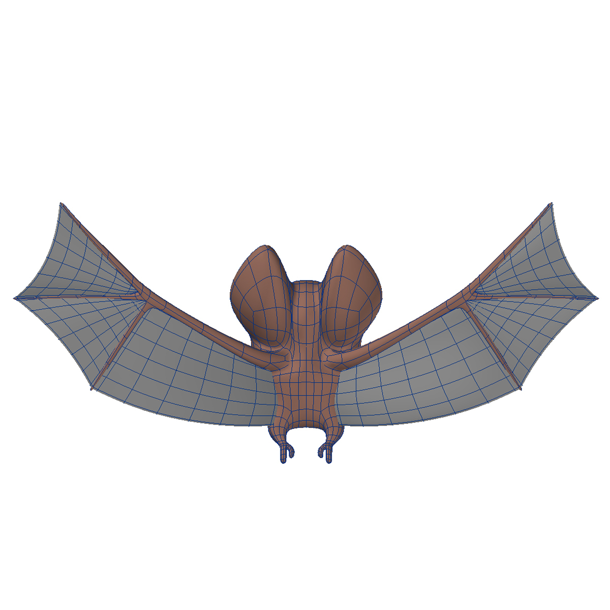3d model cartoon bat