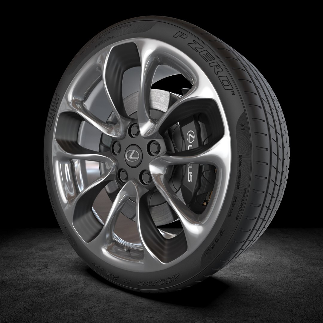 Lexus Wheel 3D Model - TurboSquid 1391152