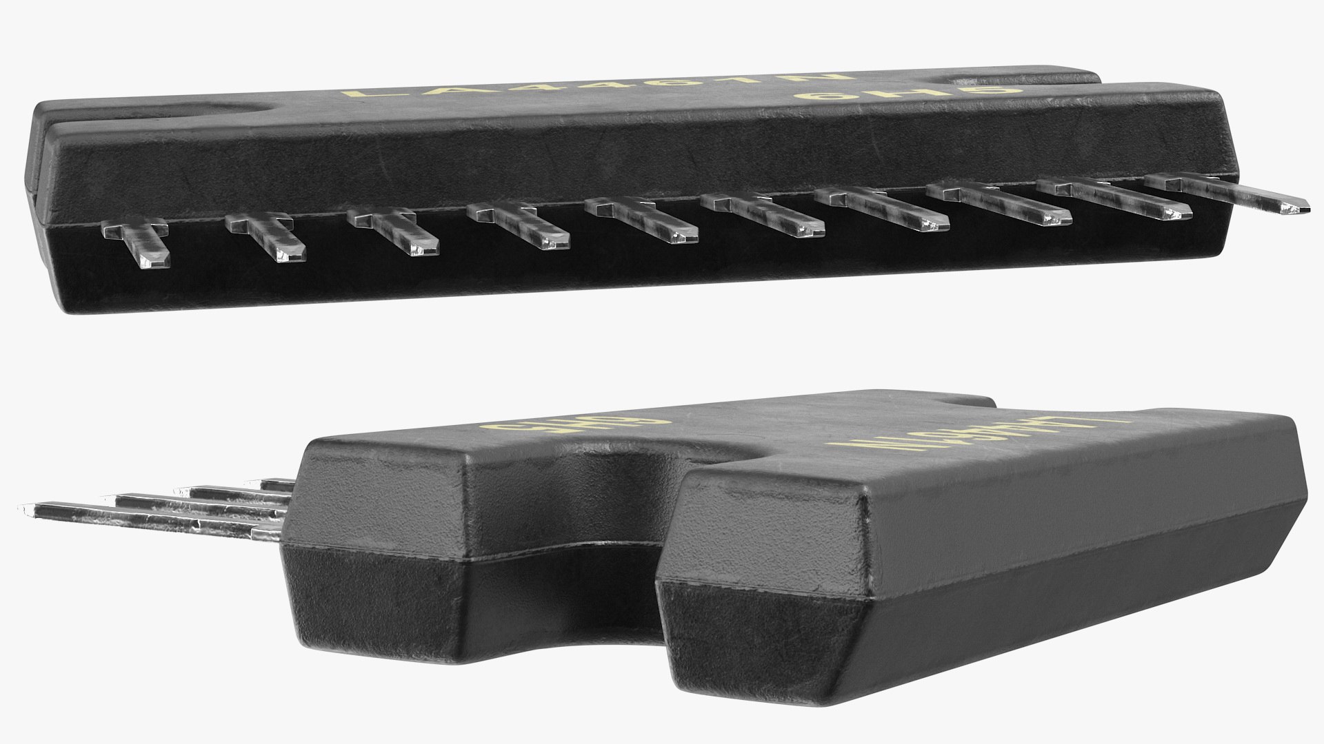 3D la4461n ic la4461 amplifier model - TurboSquid 1664971