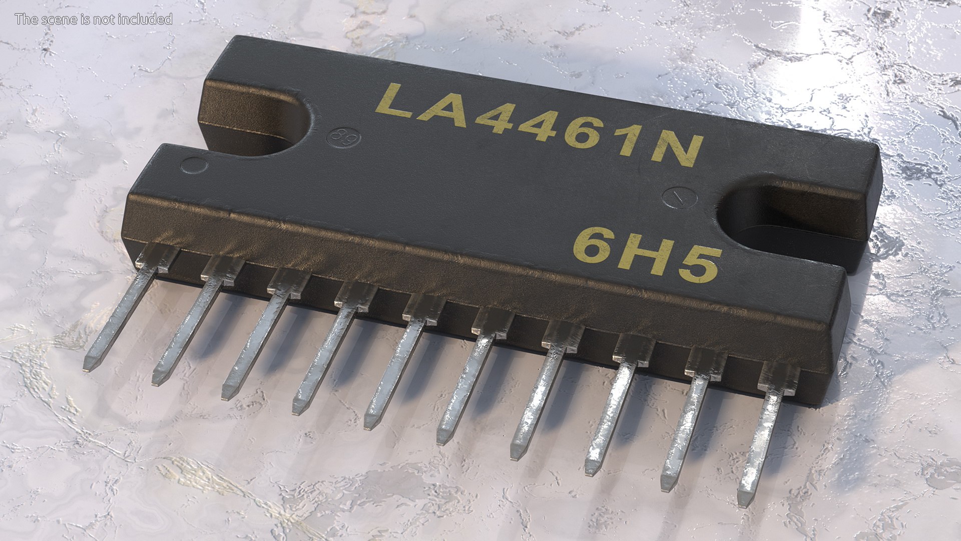 3D la4461n ic la4461 amplifier model - TurboSquid 1664971