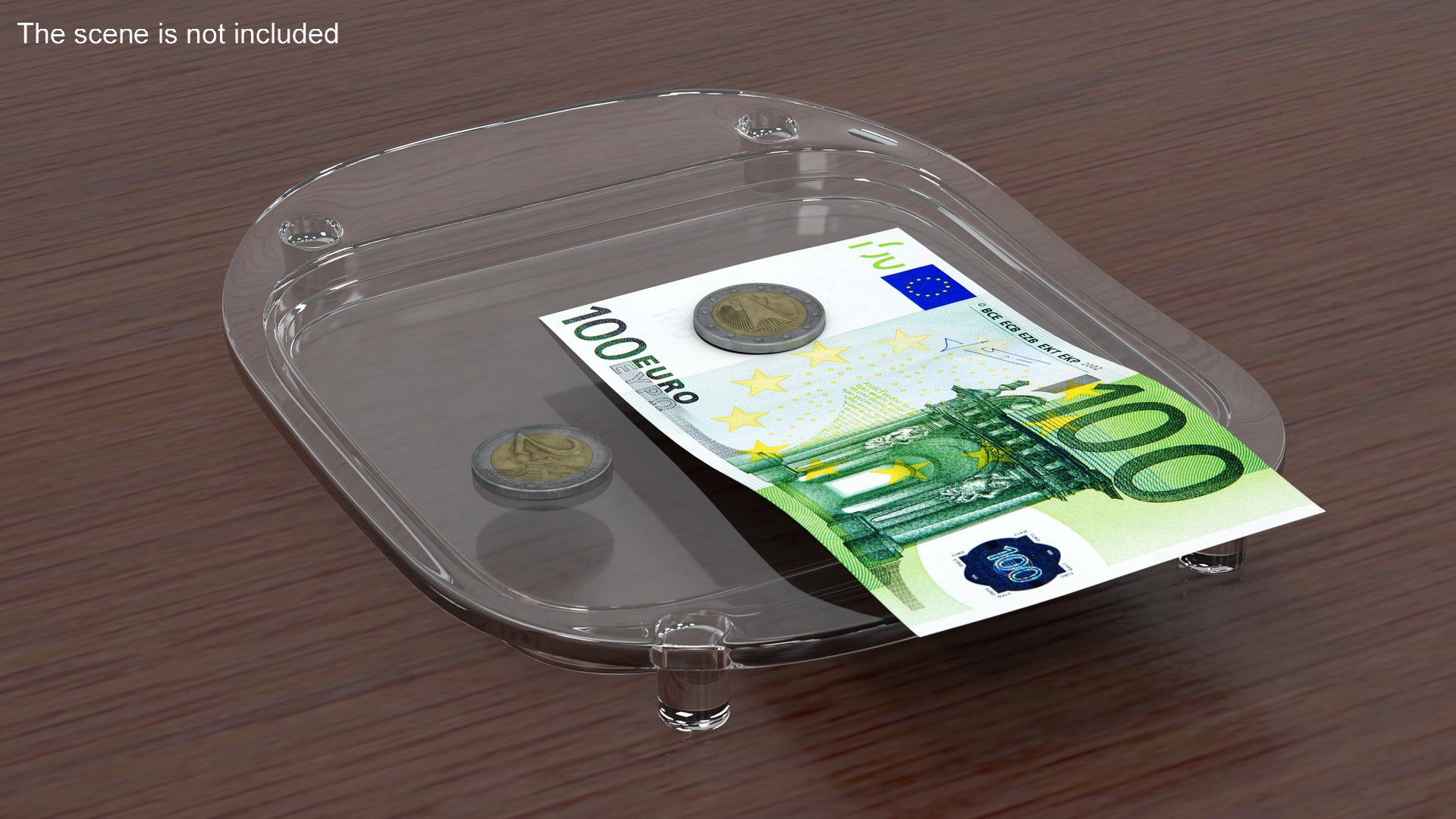 Transparent Money Tray 3D Model - TurboSquid 2231270