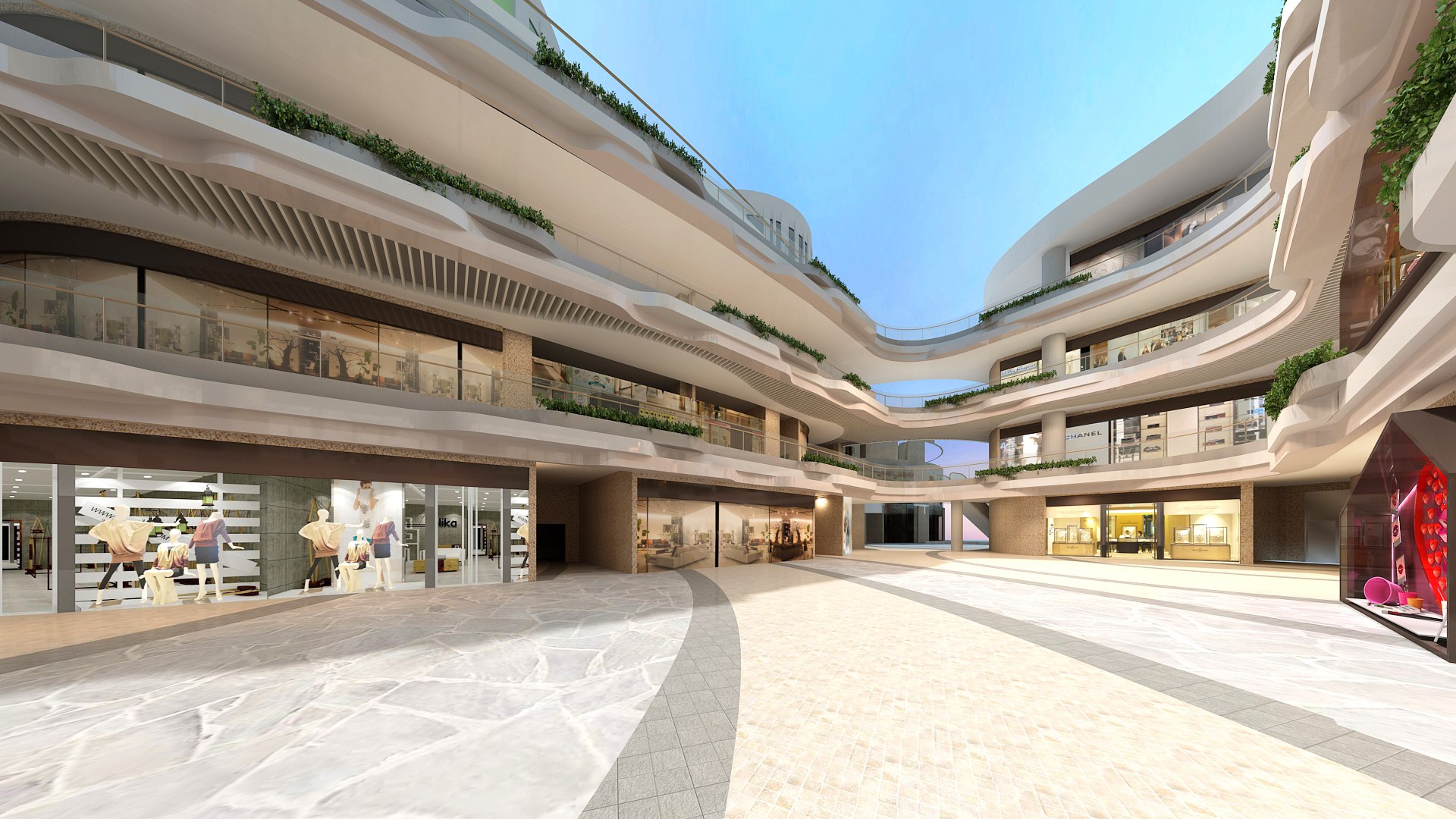 Shopping Mall 32 3D Model - TurboSquid 2171850