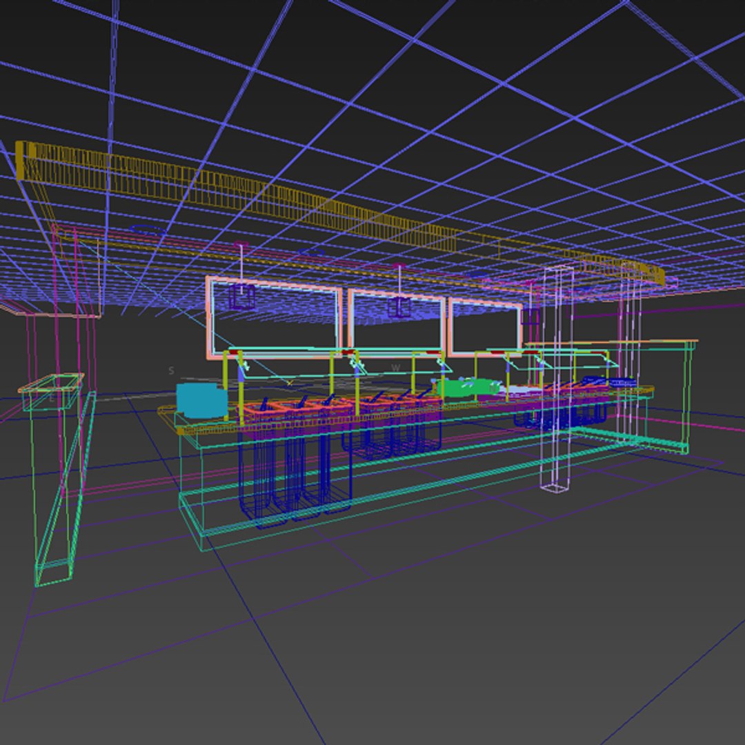 3D Model Restaurant Buffet | 1146964 | TurboSquid