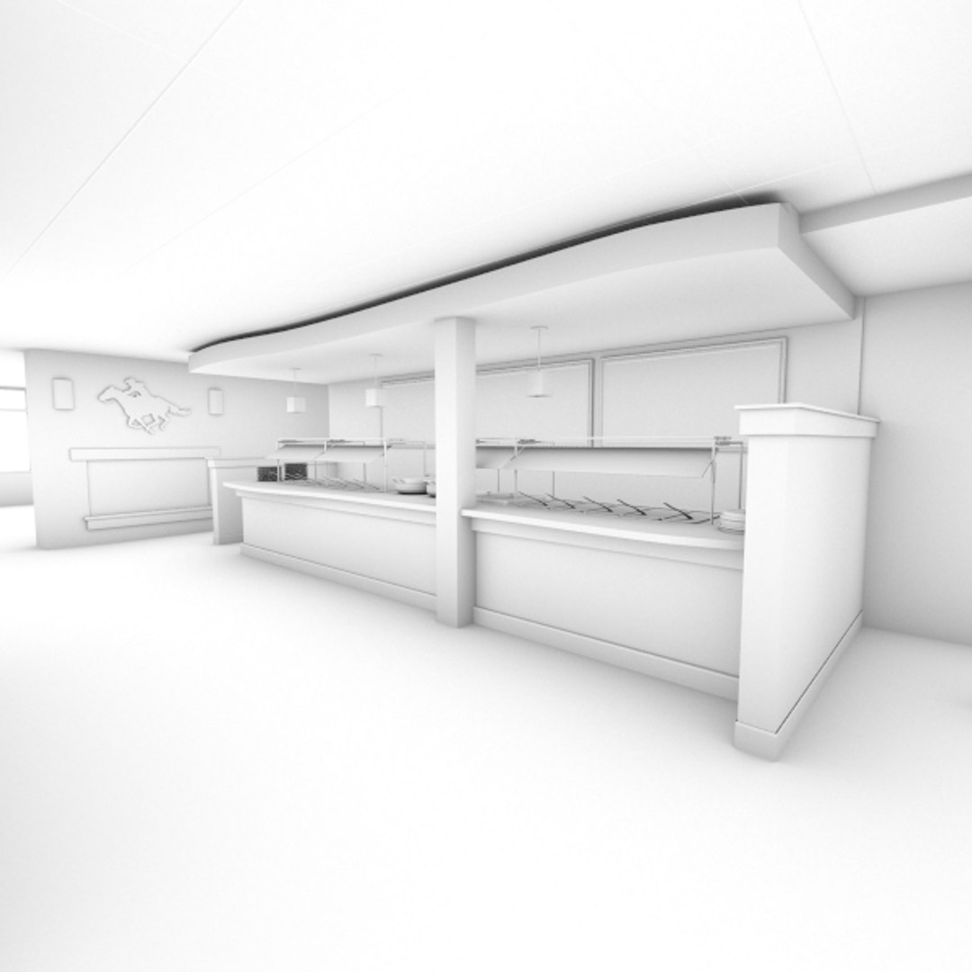 3D Model Restaurant Buffet | 1146964 | TurboSquid