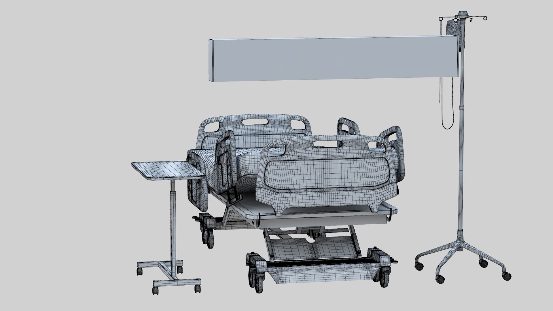 Pro Hospital Bed 3D model - TurboSquid 1941701