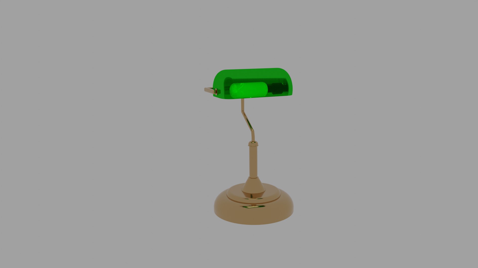 Bankers Lamp 3D - TurboSquid 2057290