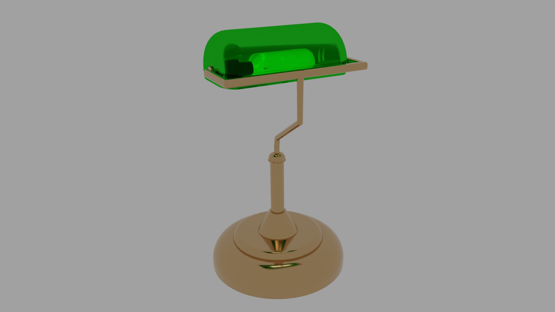 Bankers Lamp 3D - TurboSquid 2057290