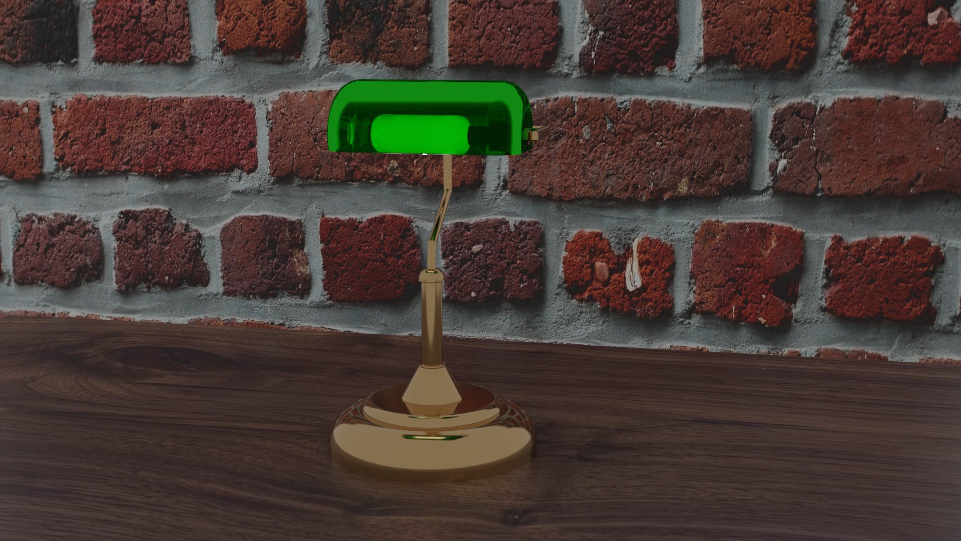 Bankers Lamp 3D - TurboSquid 2057290