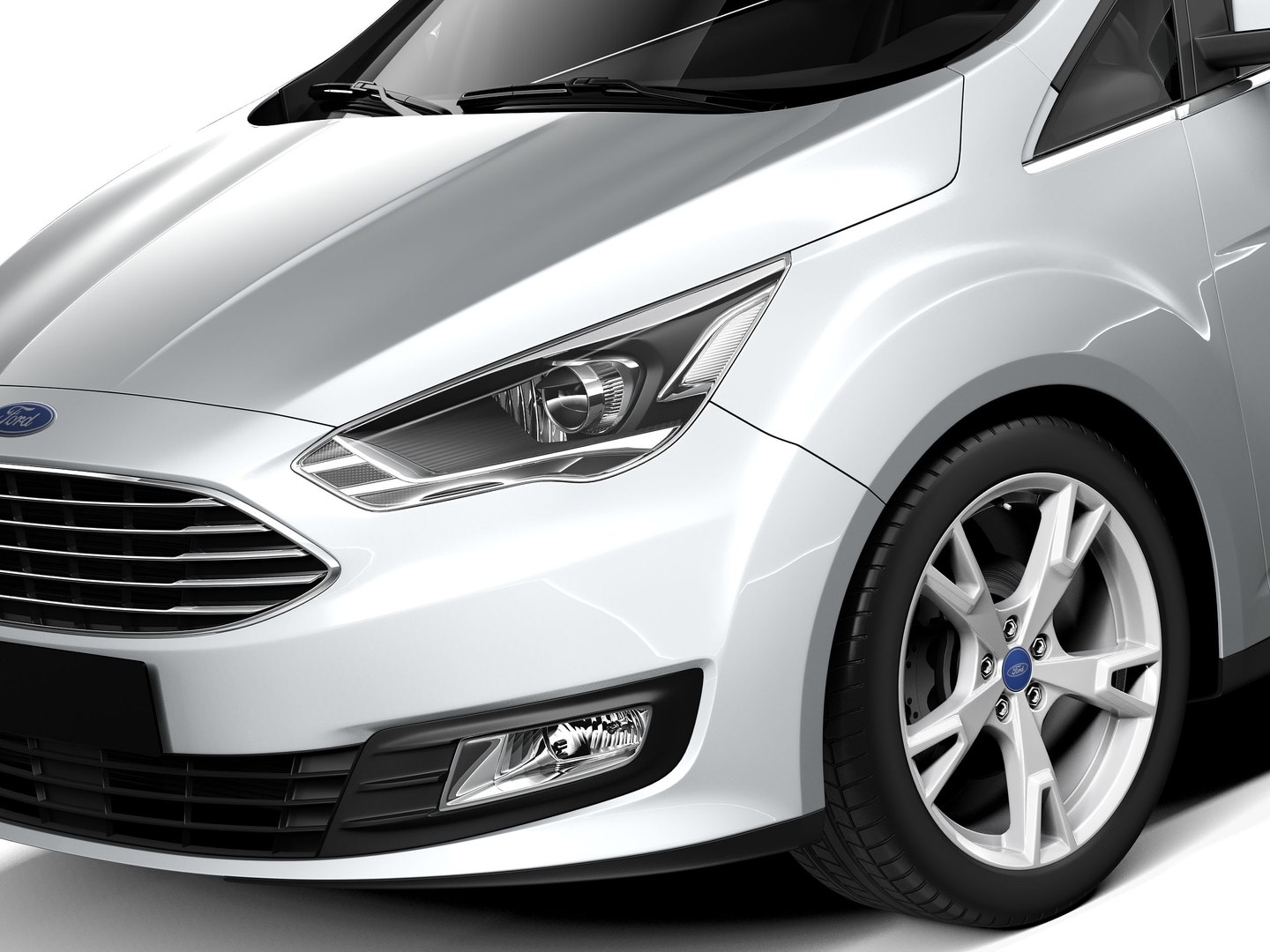 Ford C-Max 2018 3D Model - TurboSquid 2222014