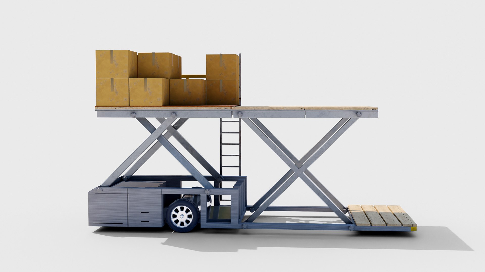 3D model Baggage Loader Device 3D Model - TurboSquid 2146597