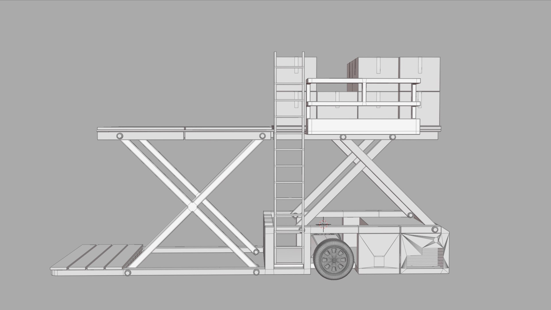 3D model Baggage Loader Device 3D Model - TurboSquid 2146597