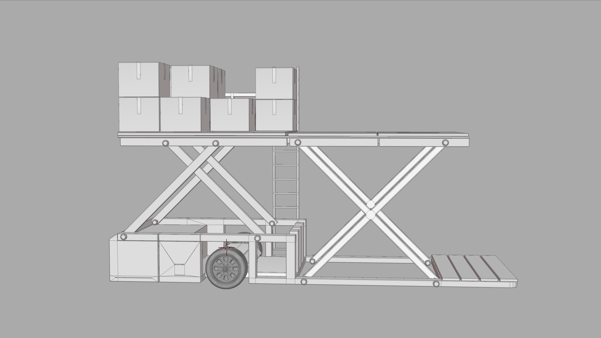 3D model Baggage Loader Device 3D Model - TurboSquid 2146597