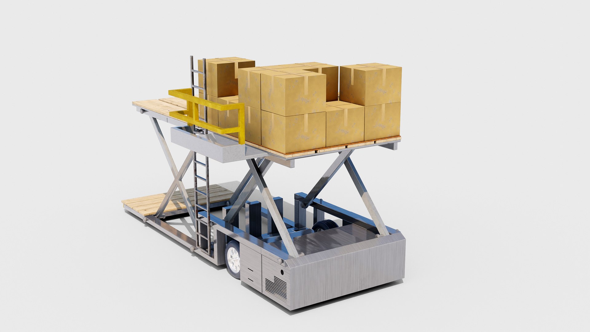 3D model Baggage Loader Device 3D Model - TurboSquid 2146597