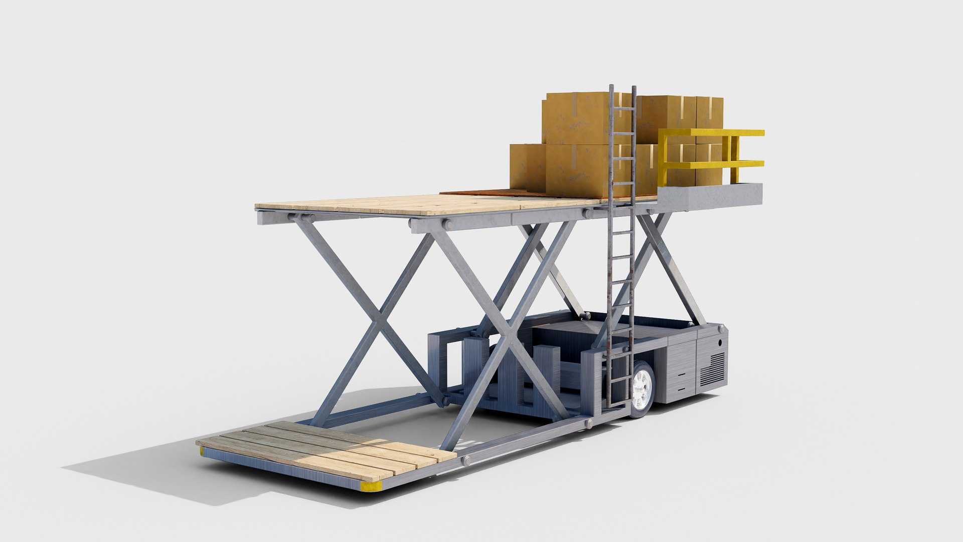 3D model Baggage Loader Device 3D Model - TurboSquid 2146597