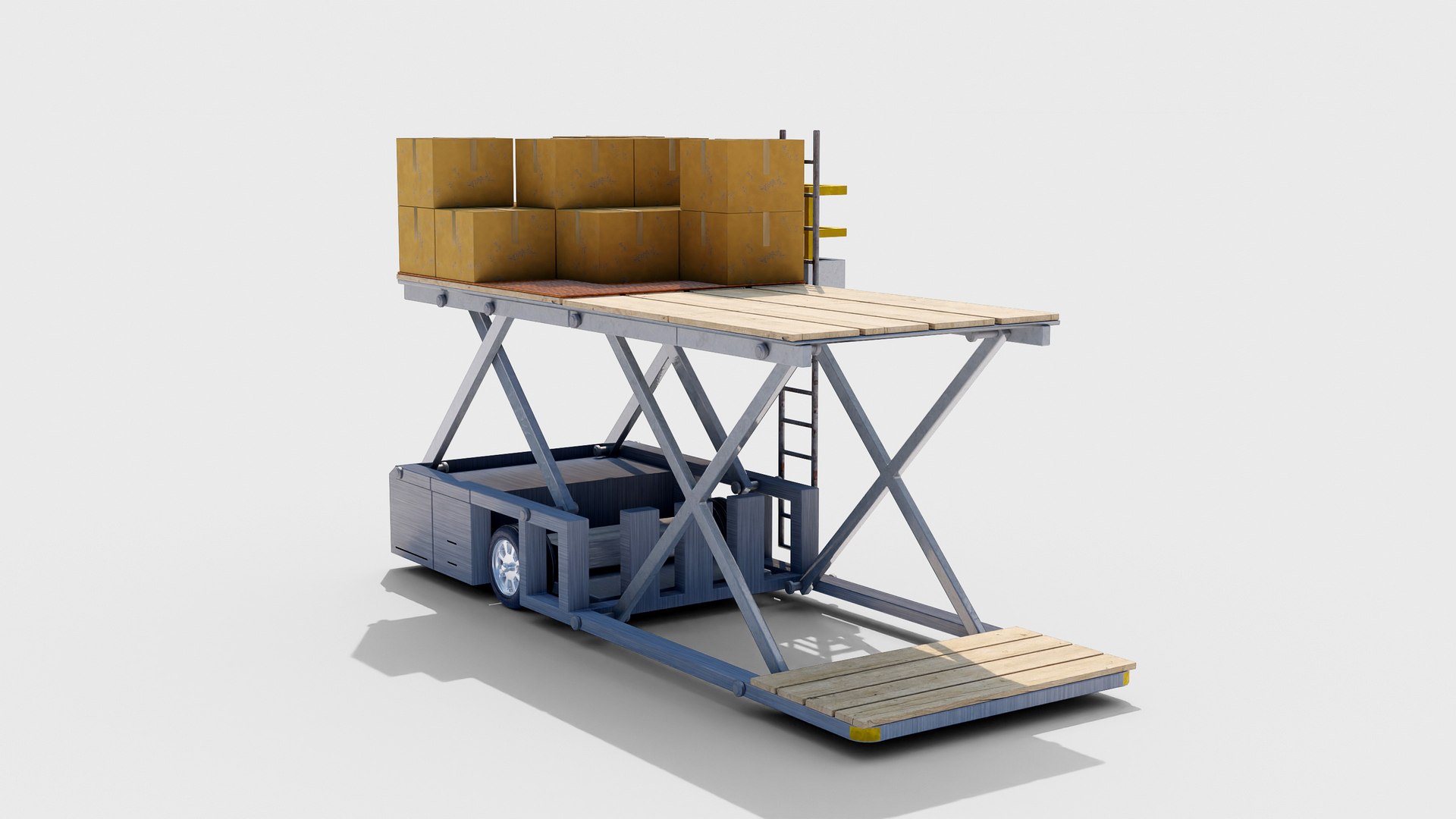 3D model Baggage Loader Device 3D Model - TurboSquid 2146597