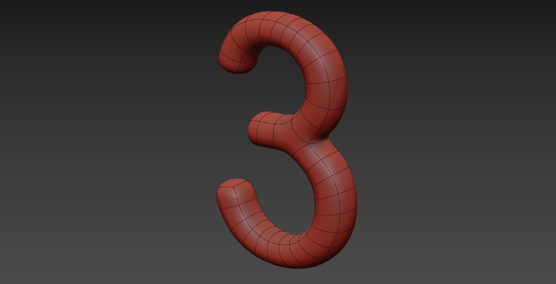 Number 3 Gold 3D Model - TurboSquid 1866332