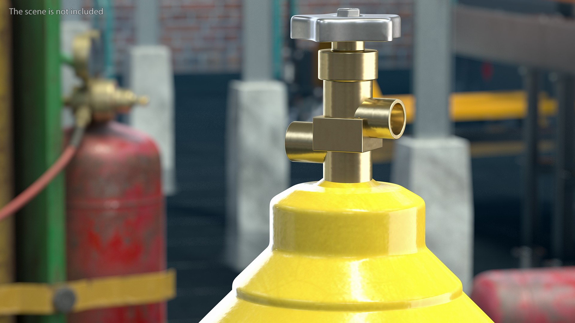 Oxygen Gas Cylinder Oxy Model - TurboSquid 1623874