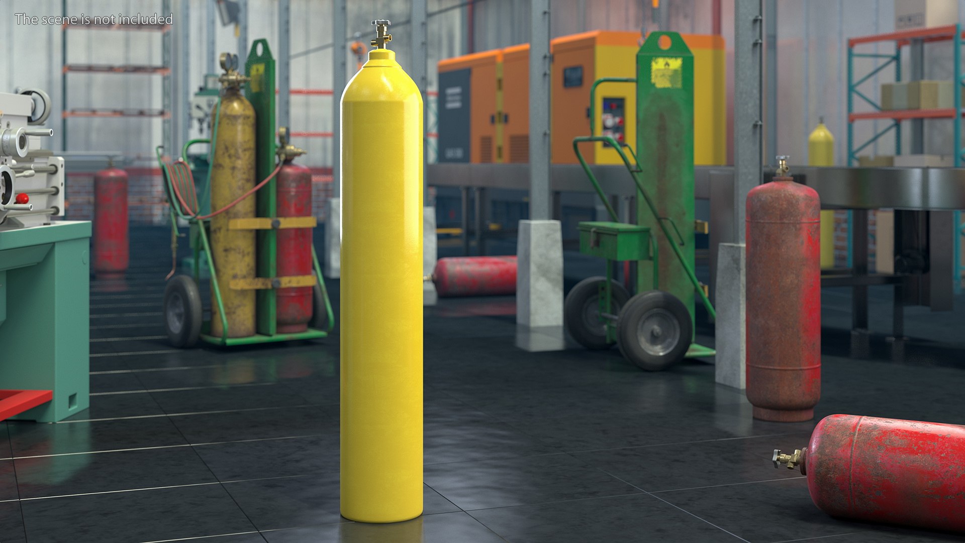 Oxygen Gas Cylinder Oxy Model - TurboSquid 1623874