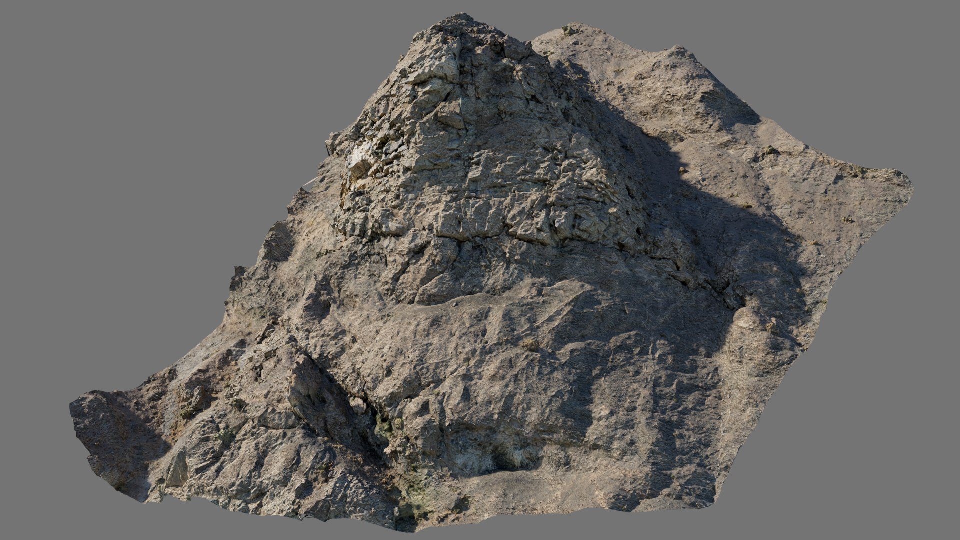 3D Big Cliff Stone - TurboSquid 1925808