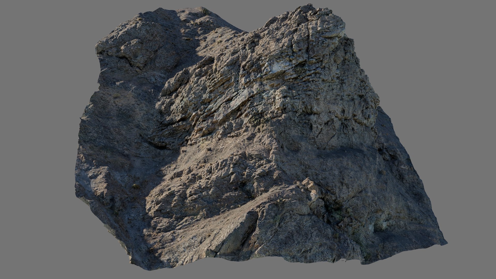 3D Big Cliff Stone - TurboSquid 1925808