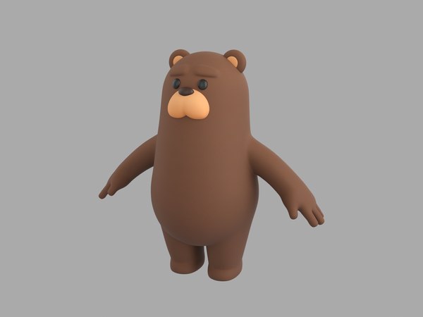 Cartoon Bear 3ds Max Models for Download | TurboSquid