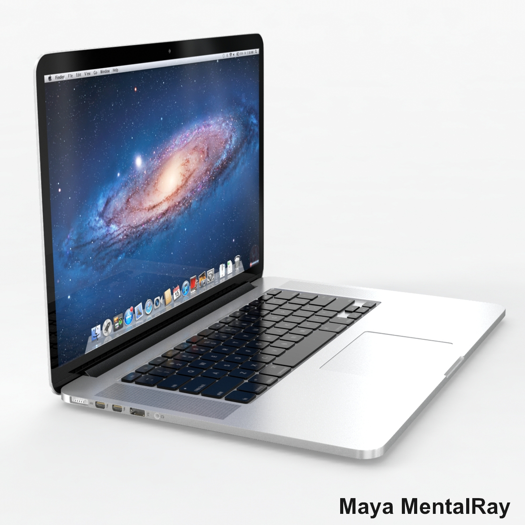 D Model Apple Macbook Pro Retina