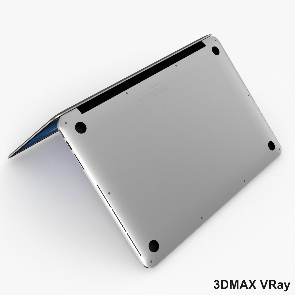 3d model apple macbook pro retina