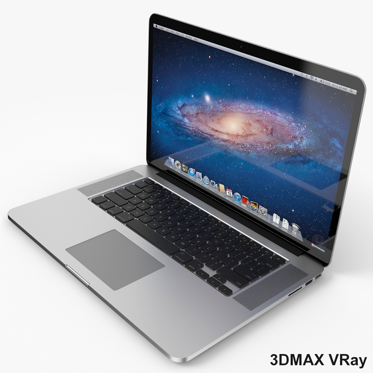 3d model apple macbook pro retina