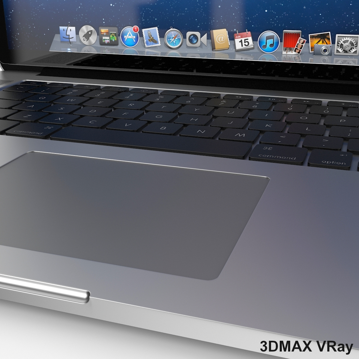 3d model apple macbook pro retina