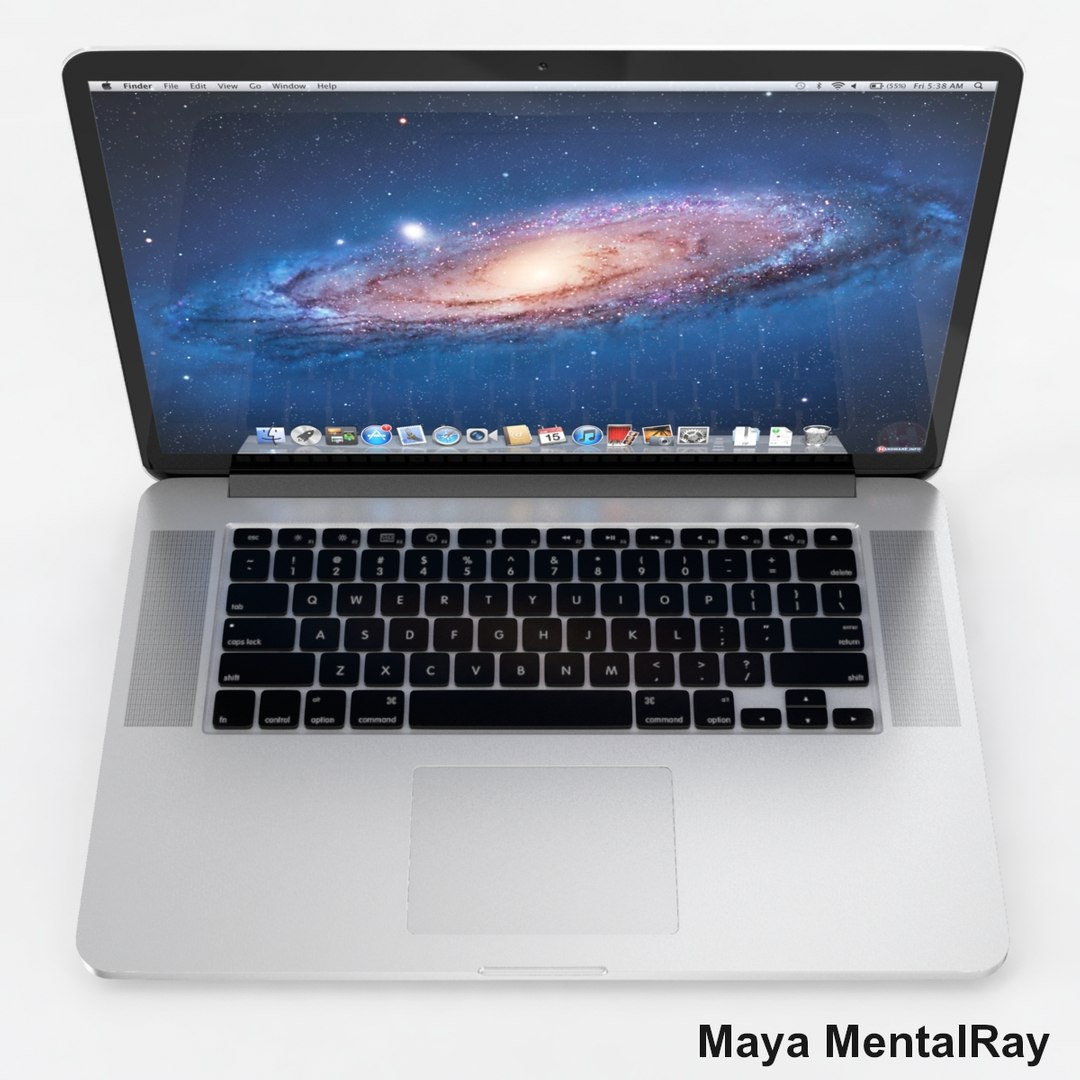3d model apple macbook pro retina