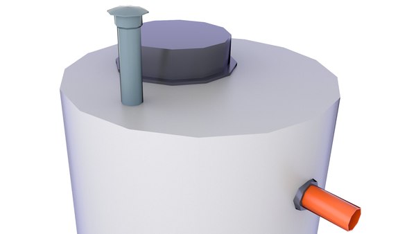 3D Underground StormWater Drainage Concrete Tank Low 16 model ...