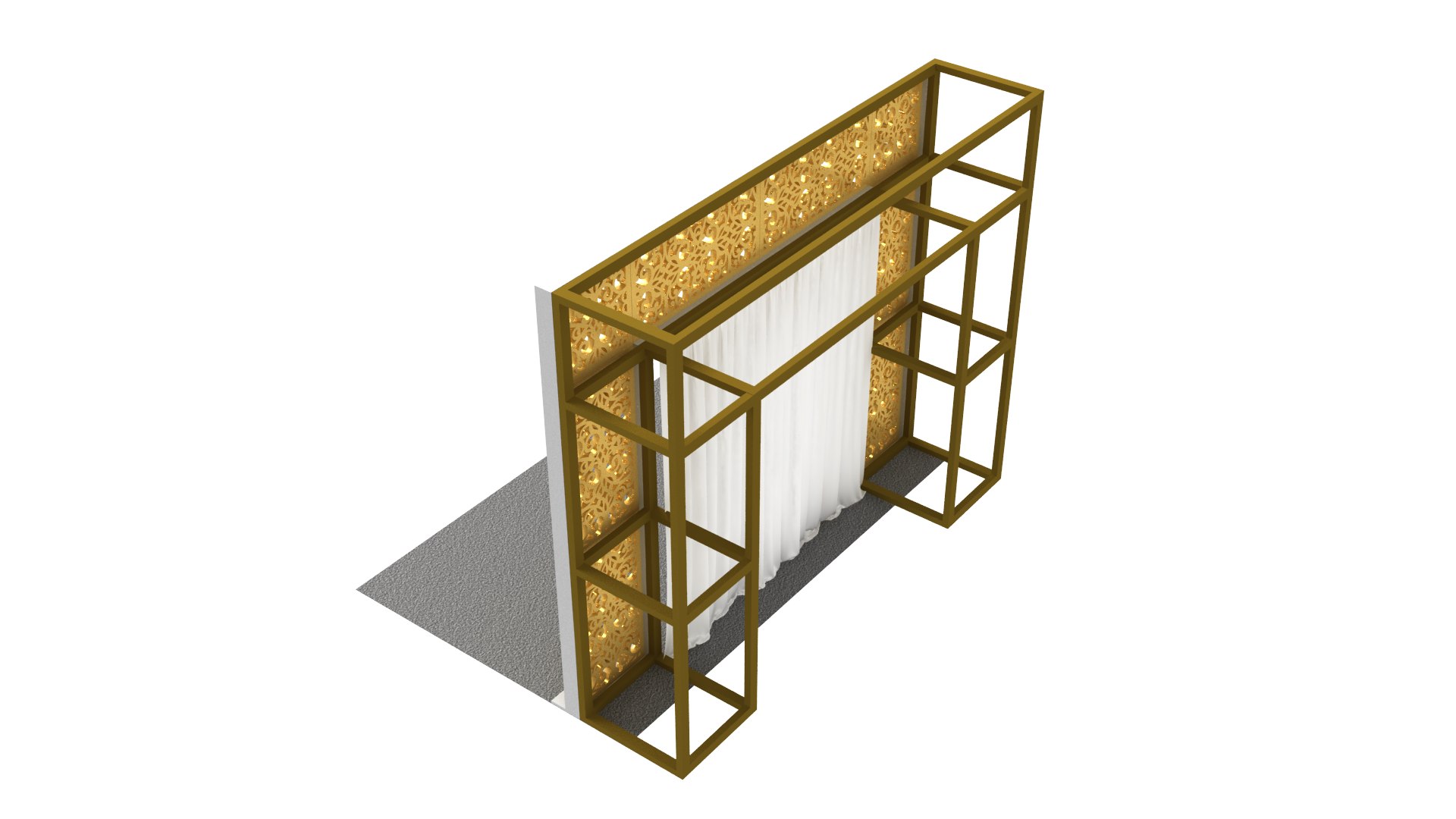 Backdrop Cutting Ornament 3D Model - TurboSquid 1961324