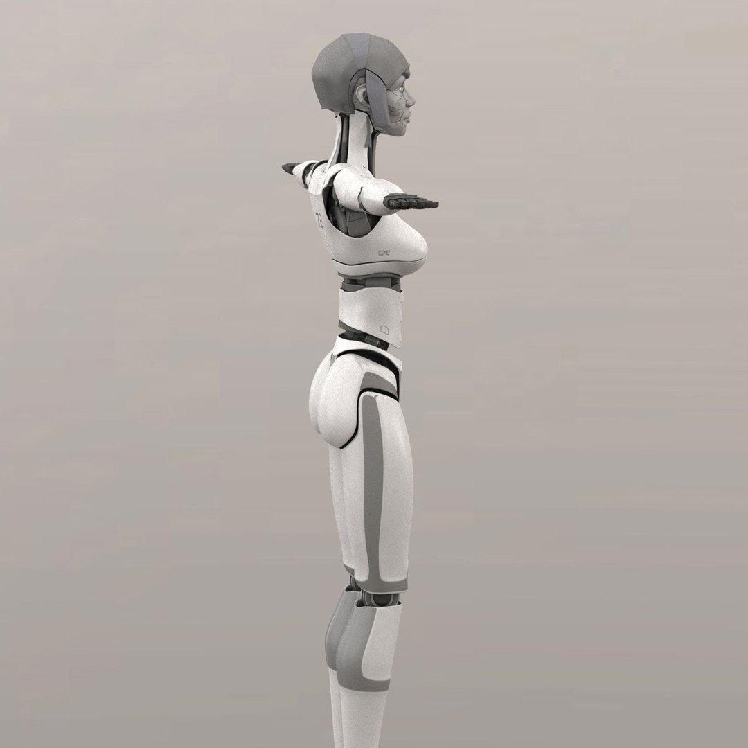 3D Humanoid Female Robot - TurboSquid 1170672