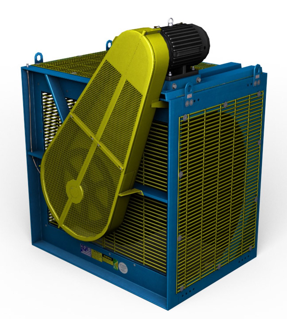 3d Industrial Caged Fan