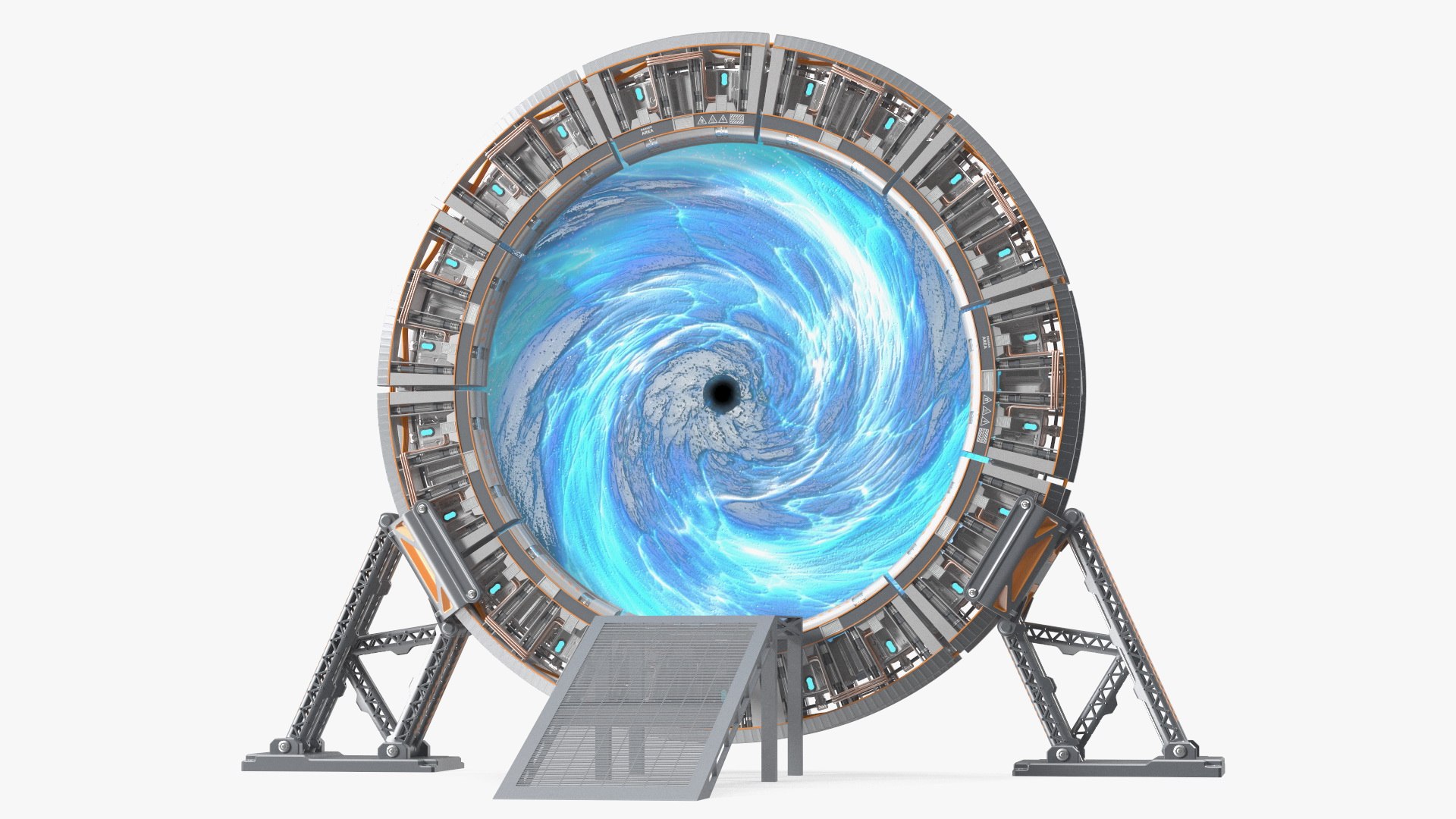 Time Gate with Portal 3D model - TurboSquid 2088625