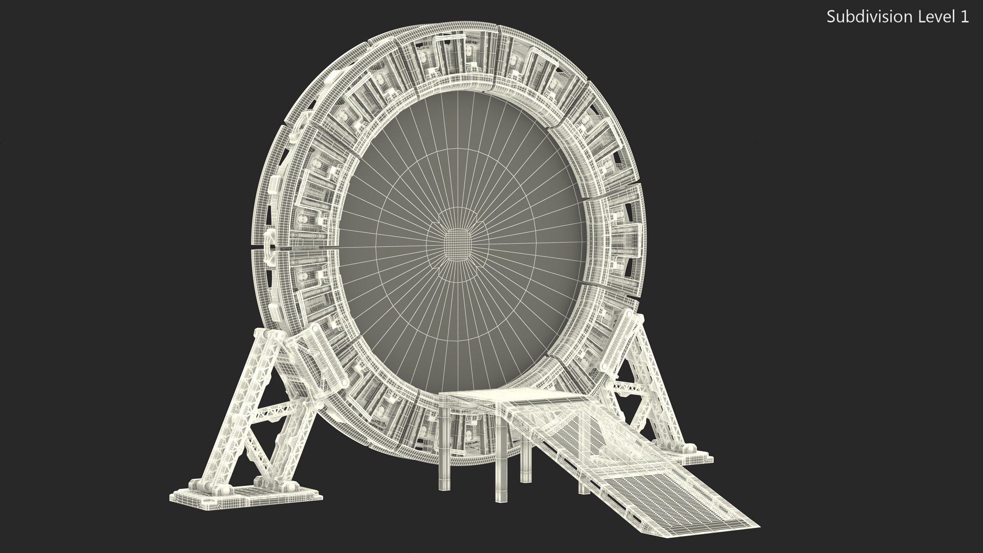 Time Gate with Portal 3D model - TurboSquid 2088625