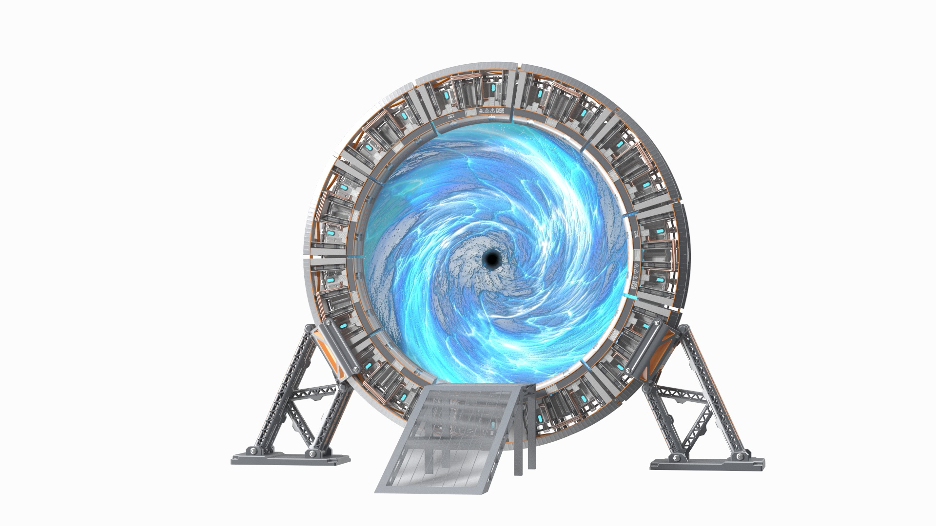 Time Gate with Portal 3D model - TurboSquid 2088625