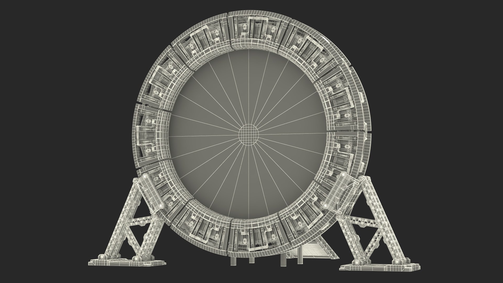 Time Gate With Portal 3D Model - TurboSquid 2088625