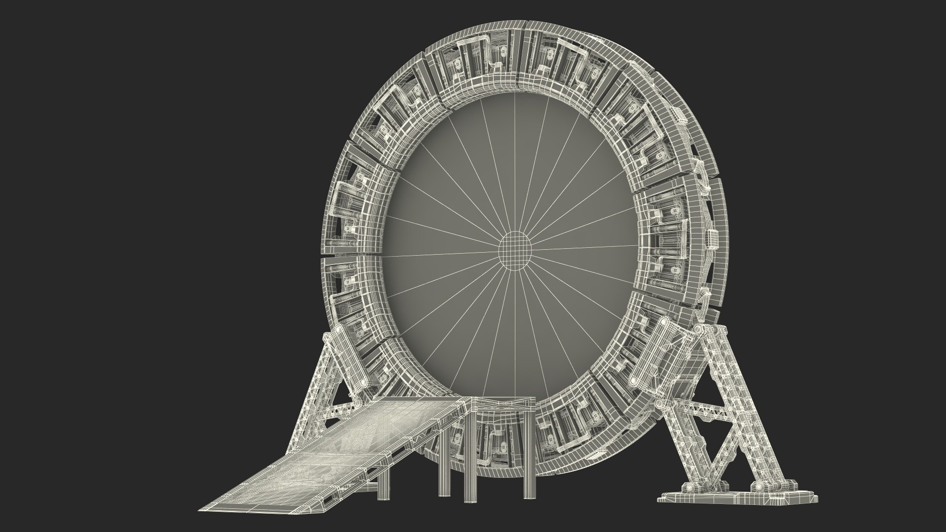 Time Gate With Portal 3D Model - TurboSquid 2088625